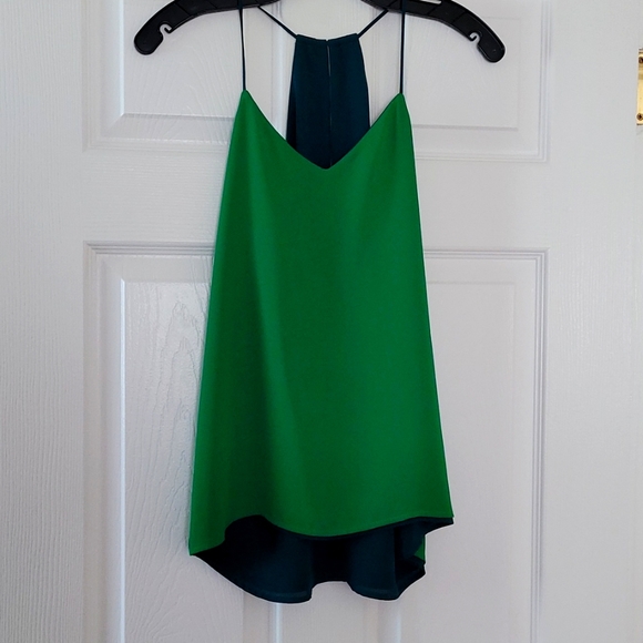 Express | Tops | Reversible Tank Emerald Green Tank | Poshmark